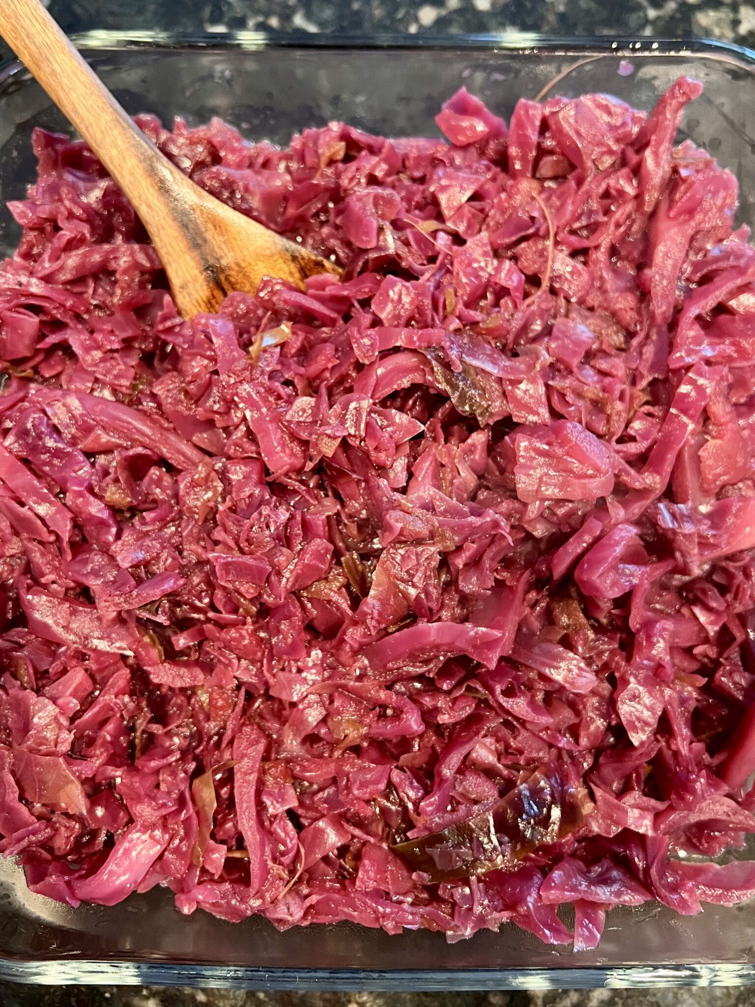 German Red Cabbage with Apples (Blaukraut) - Side Dishes