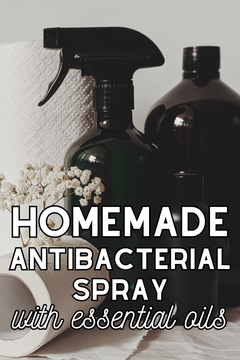 Homemade Antibacterial Spray With Essential Oils