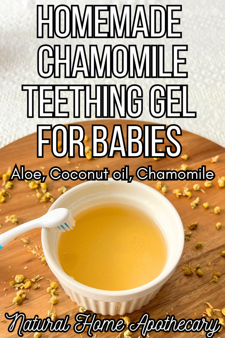 DIY Chamomile Teething Gel - Kids
