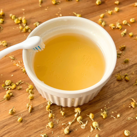 DIY Chamomile Teething Gel - Kids