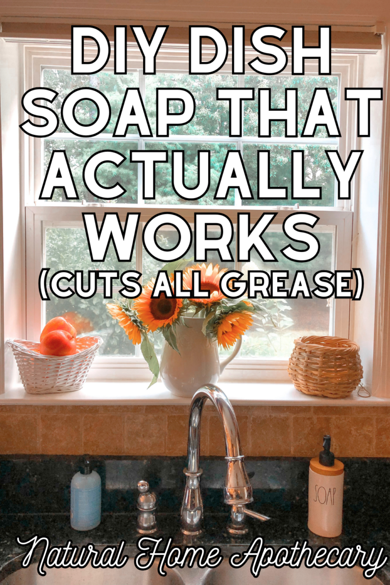 DIY Natural Dish Soap That Actually Cuts Grease