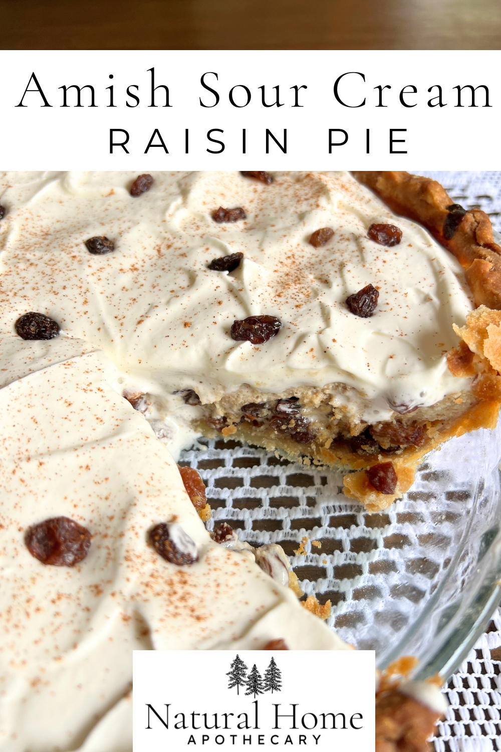 Sour Cream Raisin Pie - Desserts & Sweets